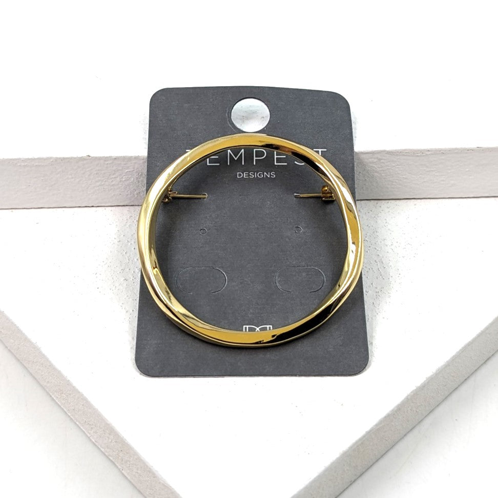 Contemporary ring brooch – Tempest Designs