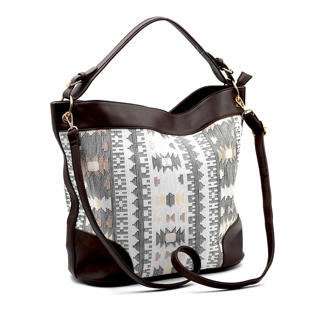 Aztec pattern large tote bag – Tempest Designs