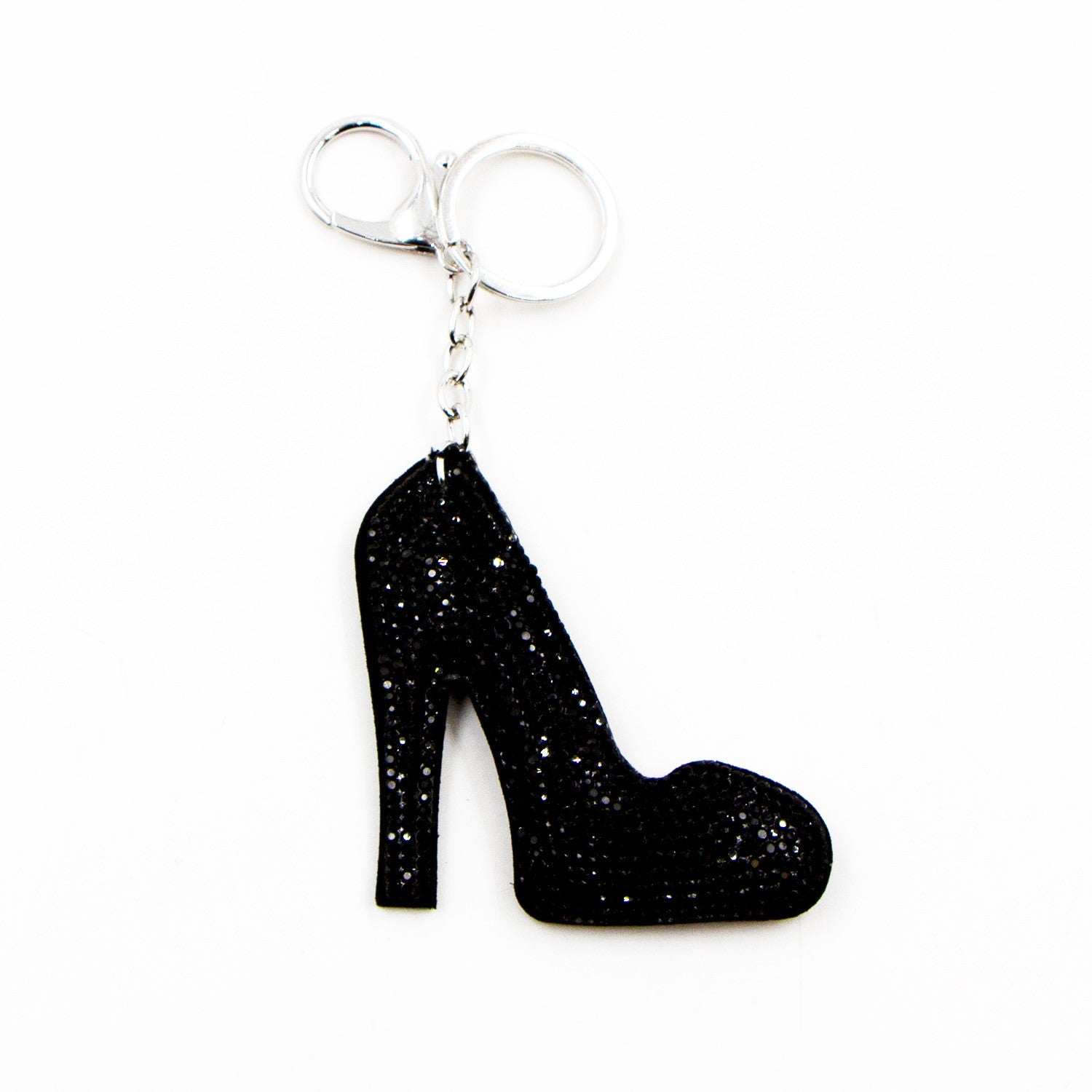 Jet black stiletto key ring – Tempest Designs